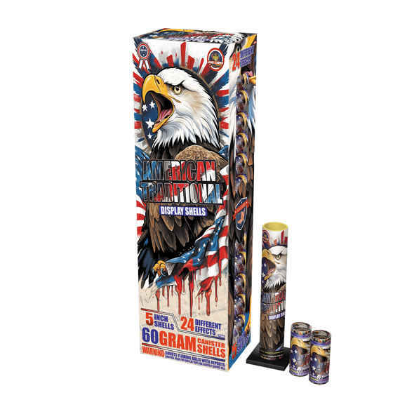 American Traditional Display Shells – Western Wholesale Fireworks