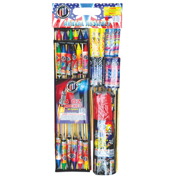Aerial Assault Rocket Assortment – Western Wholesale Fireworks